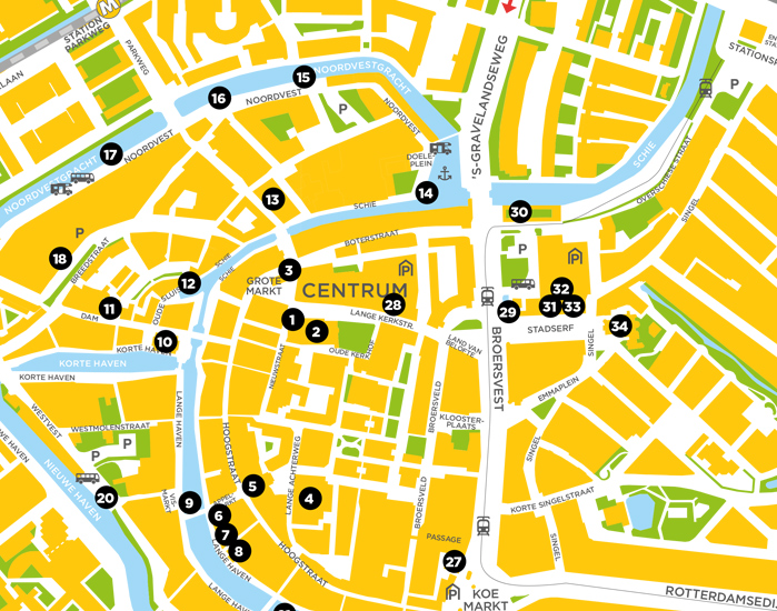 Mapas de Rotterdam